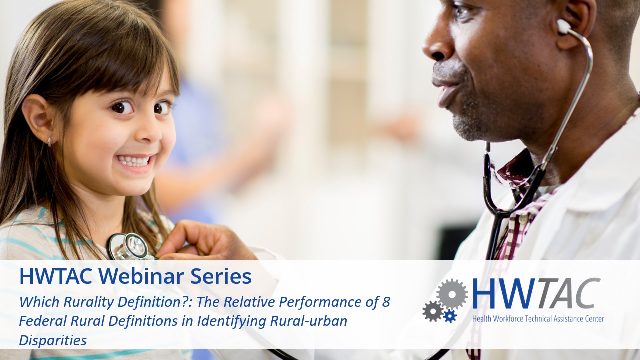Which Rurality Definition?: The Relative Performance of 8 Federal Rural ...